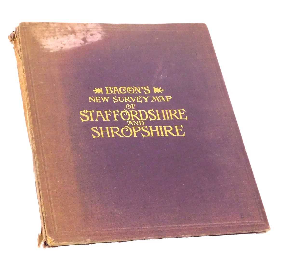 Lot 201 - Bacon's New Survey Map of Staffordshire and